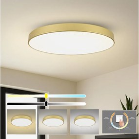 Brilagi-LED Stropní svítidlo POOL LED/180W/230V 3000/4500/6000K pr. 120 cm zlatá