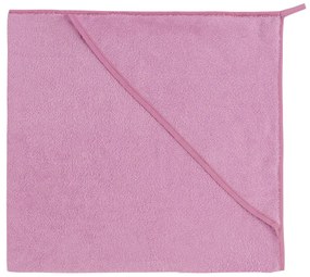 Brotex Dětská froté osuška s kapuckou 80x80cm 330g růžová