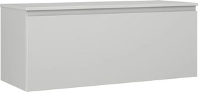 Mexen Orio, koupelnová skříňka 120 cm s horní částí, 1 zásuvka, šedá matná, 91A10-12047-1-BFC62