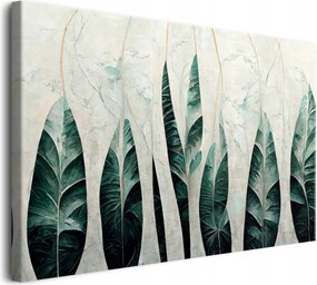 Moderní Obraz na plátně do ložnice Nástěnná dekorace Listy