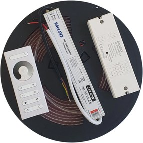 MCLED sestava LED pásek do sauny WW 3m + kabel + trafo + stmívání