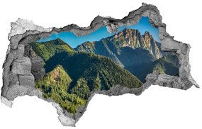 Wallmuralia Samolepící díra na stěnu Panorama Tatry 95x73 cm