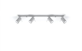 Sollux Lighting Stropní svítidlo RING 4L šedé