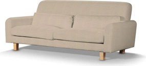 Potah na pohovku IKEA Nikkala krátký barva béžová látka pletený vzor