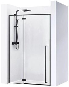 Rea - FARGO Black sprchové dveře - černá matná, 110 x 195 cm, REA-K6325