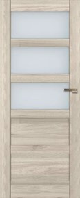 Interiérové dveře vasco doors BRAGA model 4 Průchozí rozměr: 60 x 197 cm, Orientace dveří: Pravé dveře, Dekor: Dub Viking