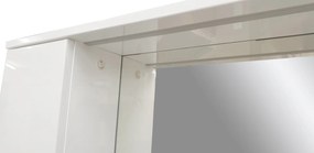 Armatura Sella silver SELLA SILVER 80 L Zrcadlová skříňka s LED STRIP osvětlením 80 - LEVÁ -  1695-202-780