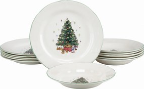 XXXLutz JÍDELNÍ SOUPRAVA Tannenbaum bunt 12dílné Creatable - Jídelní servisy - 007768082903