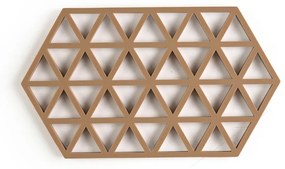 Zone Denmark Silikonová podložka pod horké Triangles Light Terracota 24 cm