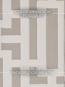 ELLE Decoration, Kusový koberec Perles 106188 Cream z kolekce Elle, 200x280, béžová, ložnice