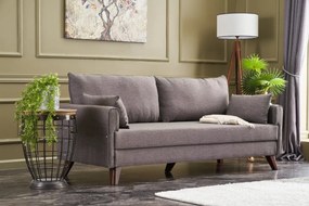 Hanah Home Rozkládací pohovka BELLA hnědá 208 cm 825BLC2583