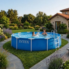INTEX 28210ND – kruhový rámový zahradní bazén 366 x 76 cm