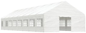 vidaXL Altán se střechou bílý 17,84 x 5,88 x 3,75 m polyethylen