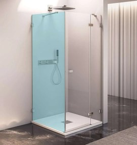 Polysan Edge - Sprchové dveře Fortis 120x200 cm, pravé, Antidrop, čiré sklo/chrom FL1212R