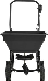 Ručně tlačené rozmetadlo soli PVC a ocel 80 x 46 x 75 cm 15 L 142965