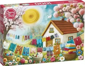 CHERRY PAZZI Puzzle Vlněná louka / 1000 dílků / 70 × 50 cm