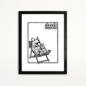 Mária Mérai | Saturejka Mária Mérai | Krysa Rám: Černý, Velikost: 30 x 20 cm
