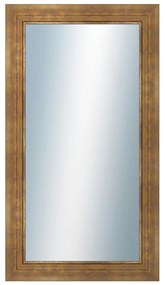 DANTIK - Zarámované zrcadlo - rozměr s rámem cca 50x90 cm z lišty TRITON široký zlatý (2952)