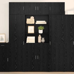 Vysoký bufet Černý dub 80 x 42,5 x 185 cm Kompozitní dřevo 3402634