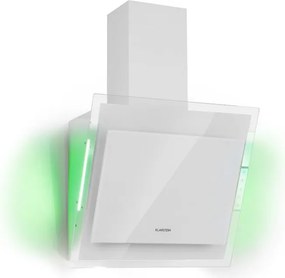 Klarstein Mirage 60, digestoř, 60 cm, nástěnná, 671 m³/h, A++, dotykový panel, bílá