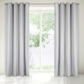 Záclona připravená na průchodky 140x250 Aggie bright silver Eurofirany