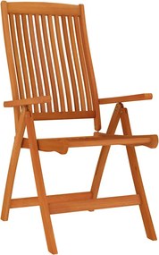Skládací židle 4 ks, masivní dřevo, eukalyptus 3087344
