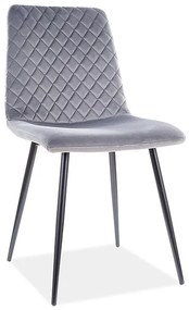 Jídelní židle Isaac (šedá + černá). 1050331