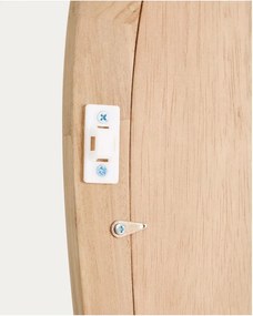 Nástěnné zrcadlo s dřevěným rámem 94,5x192 cm Alura – Kave Home