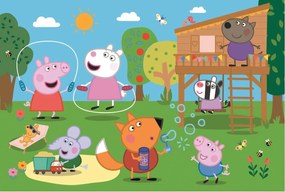 Puzzle trefl puzzle prasátko peppa: zábava v trávě maxi 24 dílků