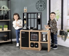 SMOBY Kuchyňka Loft moderní dětské kuchyňské studio s nádobím a doplňky sb312600