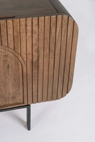 BIZZOTTO Dřevěný TV stolek ORISSA hnědý 172x55 cm 0747237