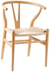 OnaDnes -20% Přírodní dřevěná jídelní židle Somcasa Ada
