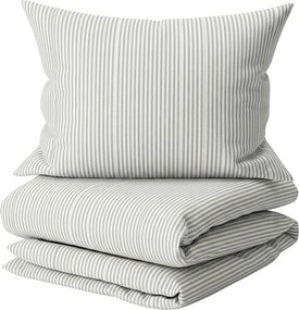 Bavlněné povlečení SOFT STRIPES šedé Rozměr povlečení: 70 x 80 cm | 140 x 200 cm