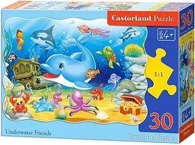 Castorland 03501 Puzzle Podmořští přátelé / 30 dílků / od 4 let