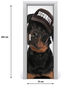 Samolepící fototapeta na dveře Rottweiler 75x205 cm