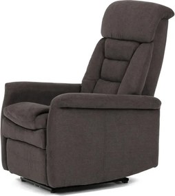 Polohovací křeslo hnědé elektrické TV-925 BR2