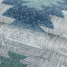 Ayyildiz, AKCE: 80x250 cm Kusový koberec Bahama 5153 Blue – na ven i na doma, modrá, chodba / předsíň