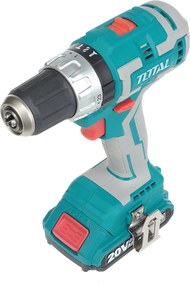 Vrtací šroubovák aku s příklepem, Brushless, 2000 mAh, industrial TOTAL TIDLI20608