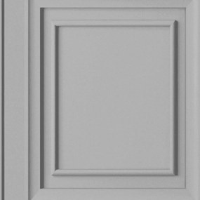 Stříbrná vliesová tapeta na zeď, 3D efekt obložení, 119845, Laura Ashley 3