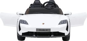 Elektrické autíčko Porsche Taycan Turbo S bílé