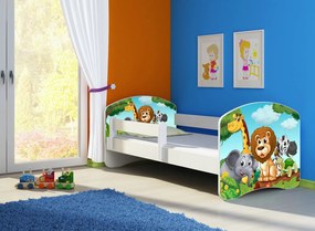 Dětská postel - Safari 2 160x80 cm bílá