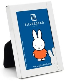 Kovový stojací rámeček ve stříbrné barvě 8x10 cm Miffy – Zilverstad