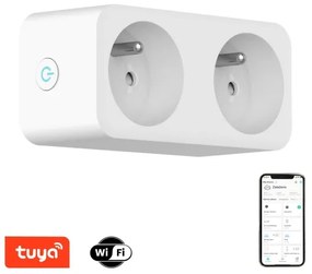Immax NEO 07751L - Chytrá rozbočovací zásuvka NEO LITE 2x16A/230V Wi-Fi Tuya
