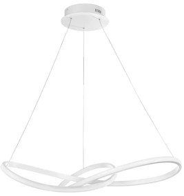LED lustr Fusion 72 bílé