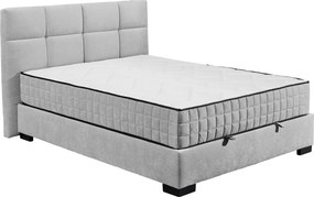 XXXLutz AMERICKÁ POSTEL, 120/200 cm, světle šedá MID.YOU - Postele s úložným prostorem - 002220053402