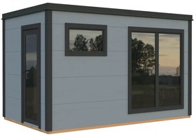 Sauna PALMAKO GRACE 8,2 m² outdoor Barva: Tmavě-šedá + antracit