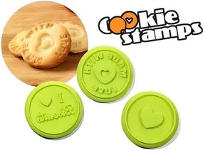 VOGADGETS Razítka na sušenky / Doplněk do dětské kuchyňky / 3 ks / sil