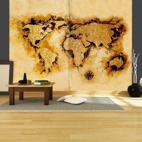 Fototapeta - Gold-diggers' map of the World