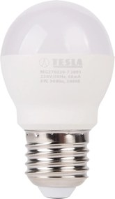 TESLA LED žárovka G45, E27, 8 W, 900 lm, 4 000 K