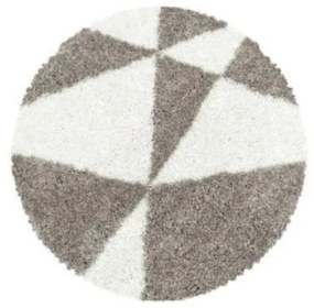 Kusový koberec Tango kruh 3101 beige - 120 x 120 cm